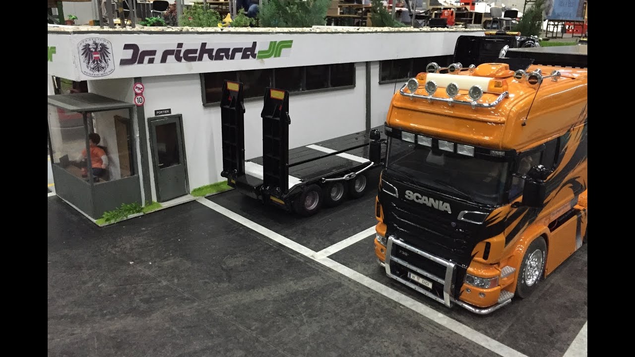 RC Truck Action! Modellbaumesse Wien/Vienna/Austria 2016 - YouTube