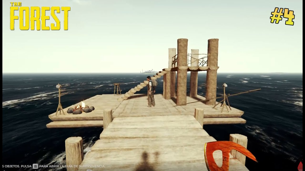 CONSTRUYENDO LA BALSA||The Forest #4 ft Bajoterra1000 & Mandioca - YouTube