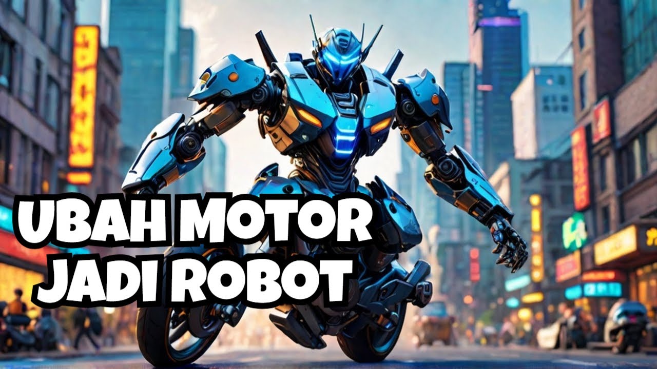 Viral ! Gini Cara Bikin Motor Lo Jadi Robot Kayak Transformer atau ...