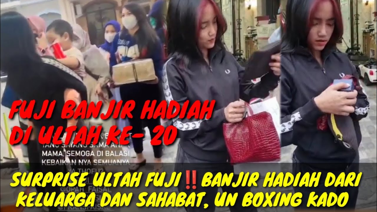 SURPRISE ULTAH FUJI‼️BANJIR HADIAH KELUARGA DAN SAHABAT, UNBOXING KADO ; GALA SKY - YouTube