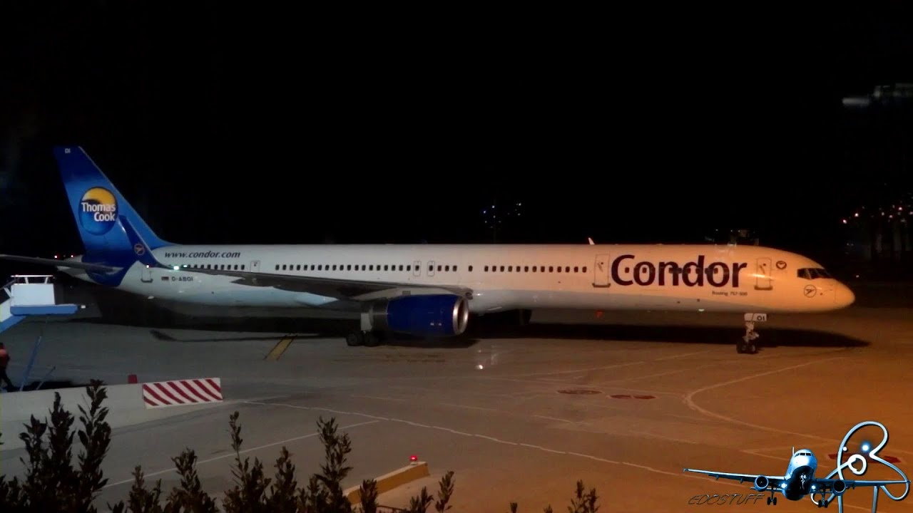 Rare Video - Condor Boeing 757-330 - SPU/LDSP Split airport - Part 2 ...