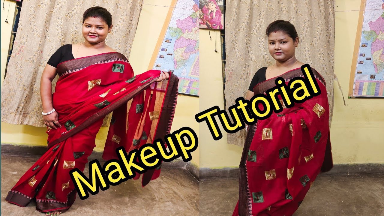 Makeup Tutorial For Beginners ll Daily Vlog With Mou ll Indian lifestyle vlog - YouTube