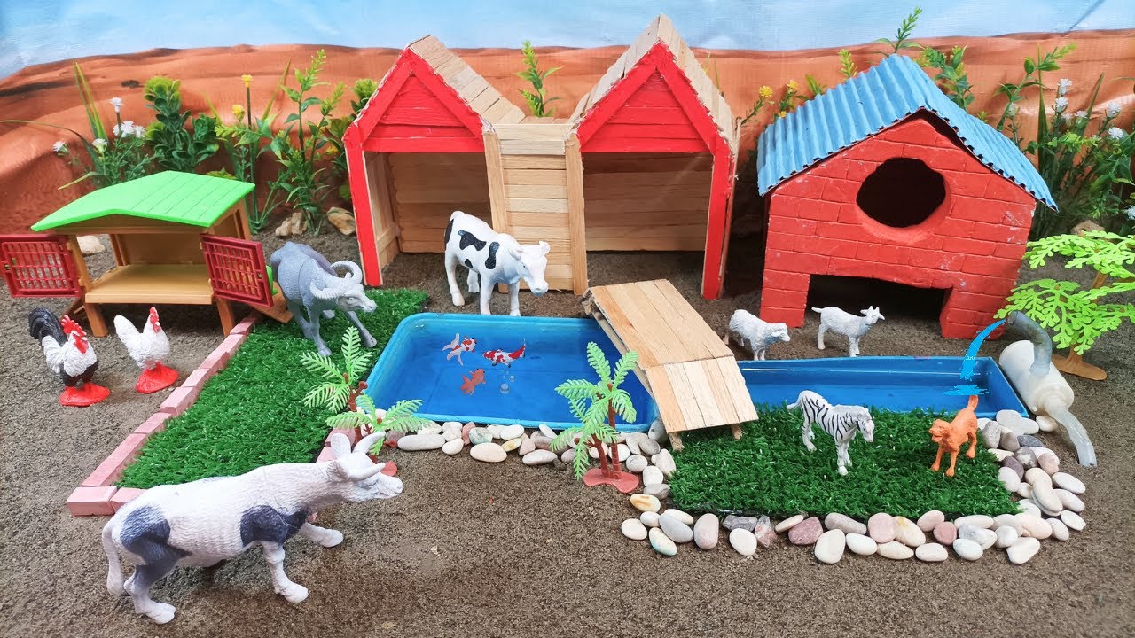 Top the most creative diy miniature Farm Diorama - Farm House for Cow ...