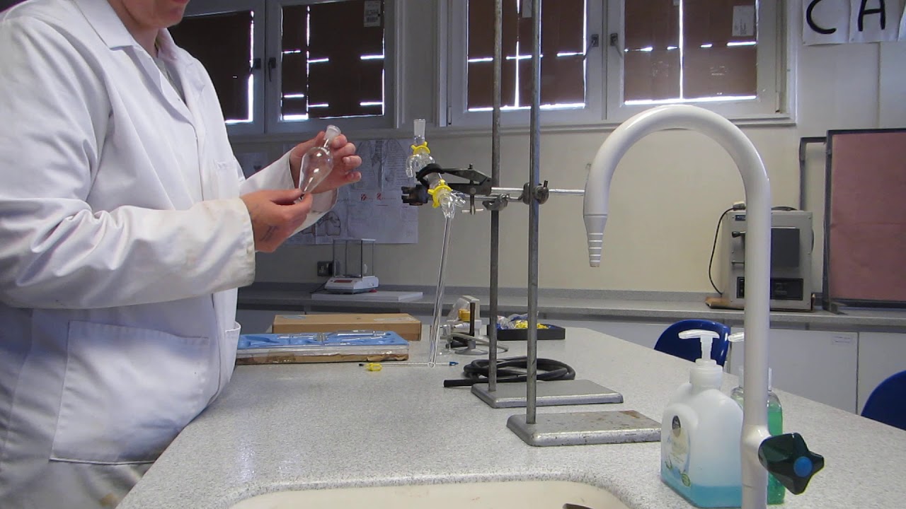 Setting up distillation apparatus - YouTube