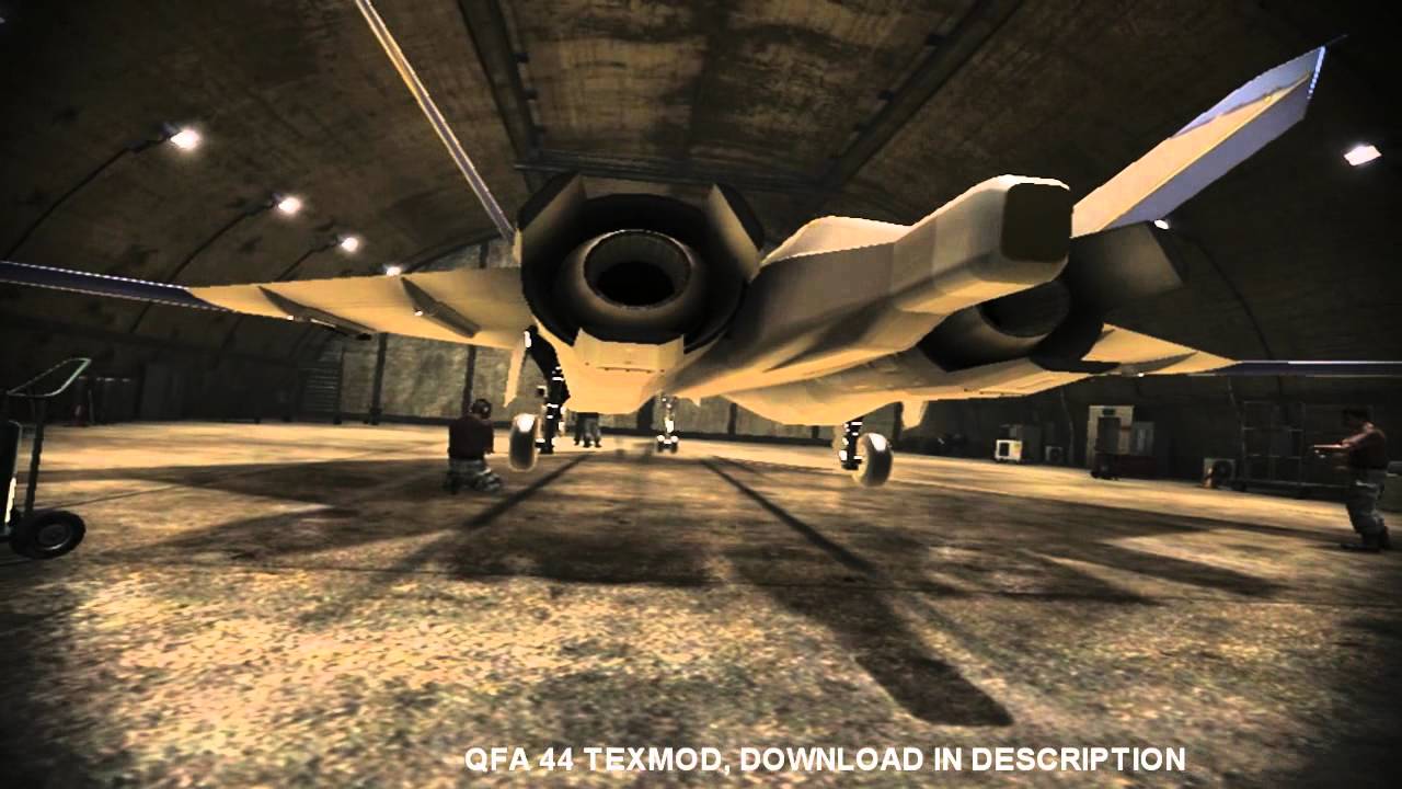 Ace Combat Assault Horizon - TexMod- QFA 44 (CFA 44 Infinity) - YouTube