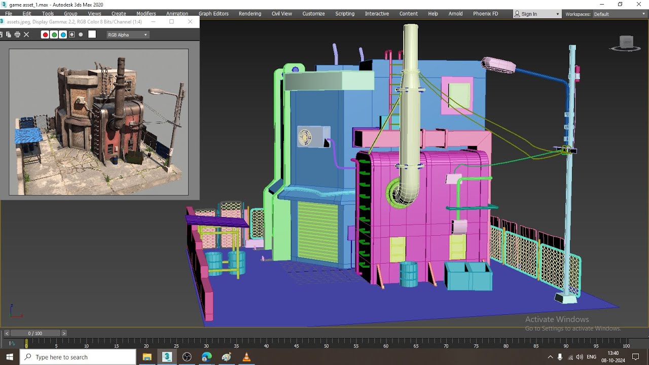 3D Modeling in 3dsmax I How to Model Game Assets - YouTube