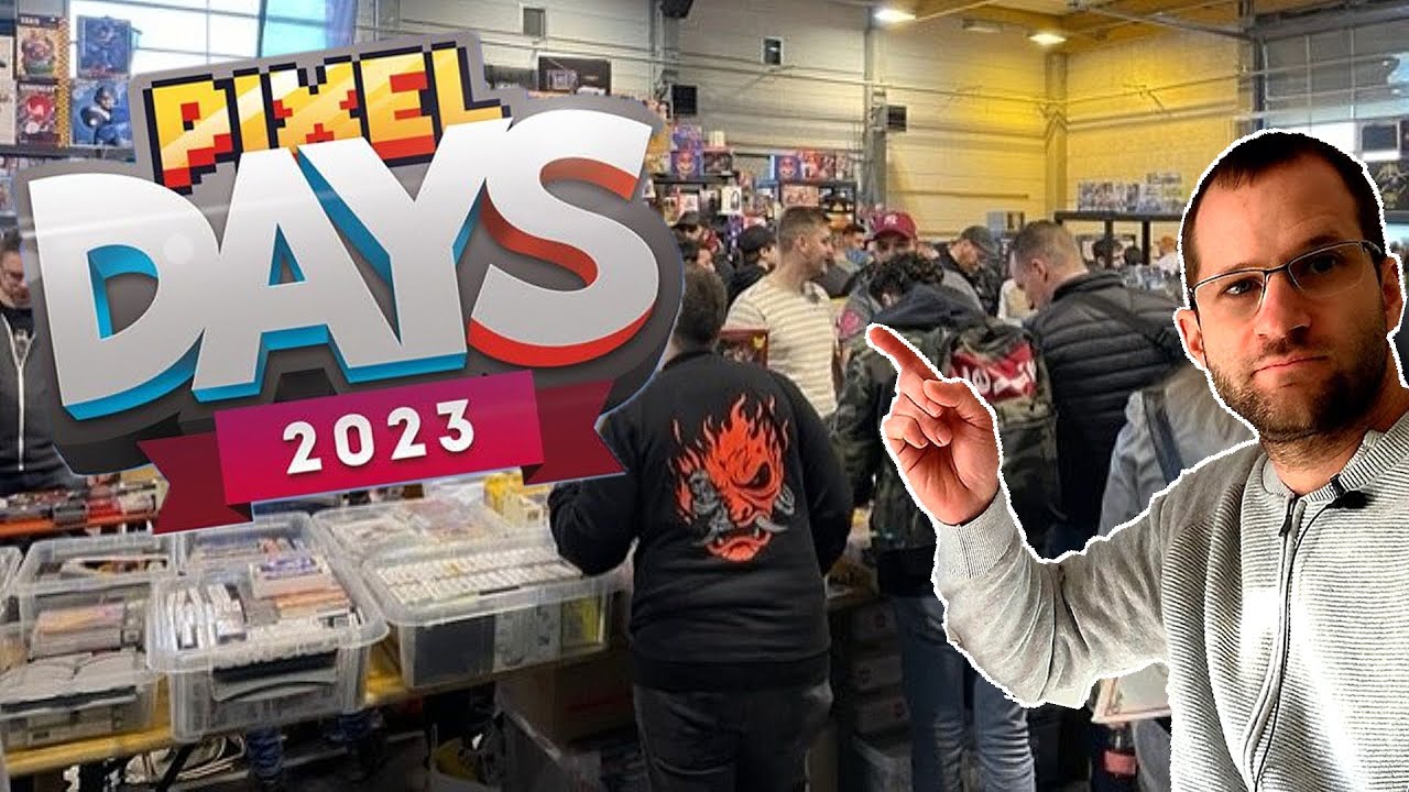 PIXEL DAYS 2023 : A LA RECHERCHE DE JEUX VIDEO RETRO ! - YouTube