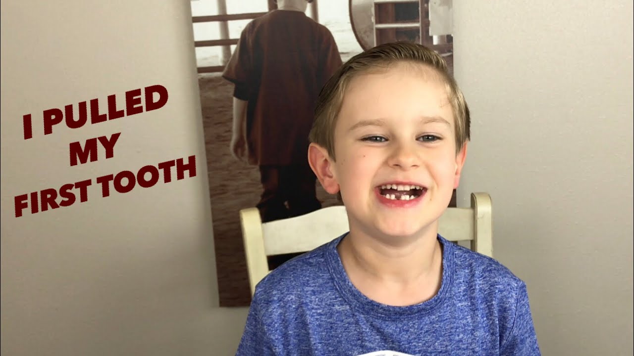 I PULLED MY FIRST TOOTH!!! VISIT FROM TOOTH FAIRY SURPRISE - YouTube