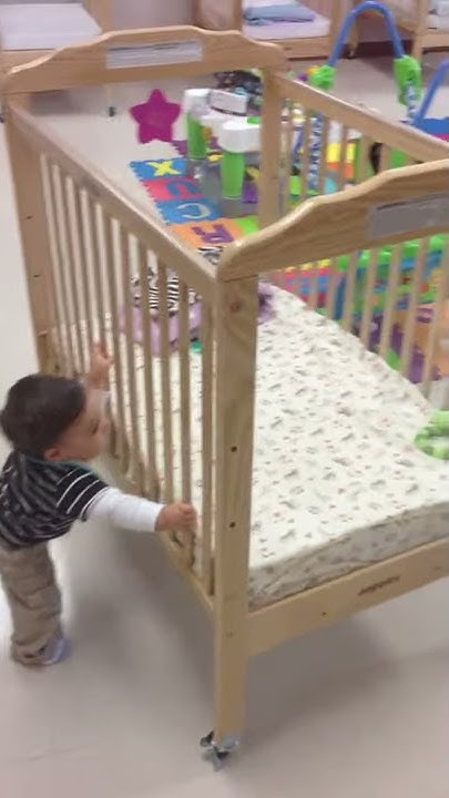 Aiden - Dragging Crib at Daycare - YouTube