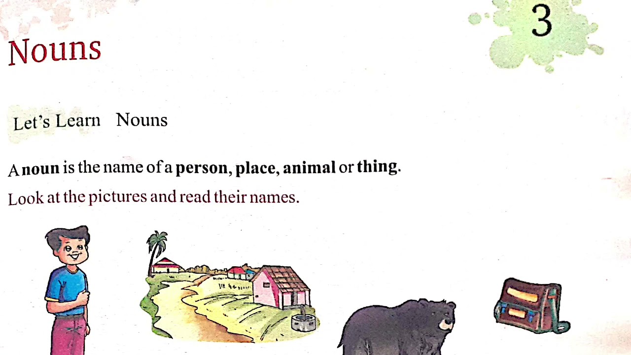 Class 3rd, book Irish Grammar Tunes, Subject English(I st) - YouTube