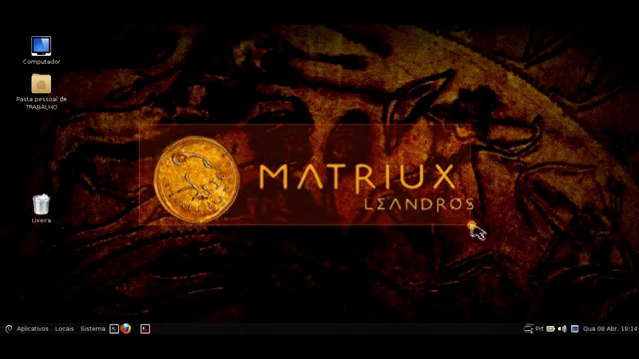 Tutorial de instalação - Linux Matriux Leandros - YouTube