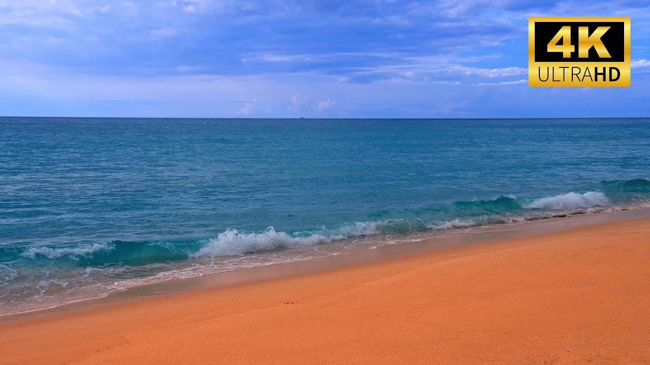 🌊 Relaxing Ocean Waves in 4K: Soothing Relaxation and Sleep Sounds ...