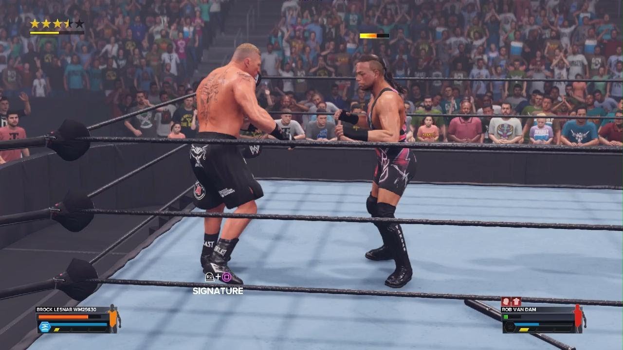 WWE 2K23_브록레스너의 RVD 괴롭히기 - YouTube
