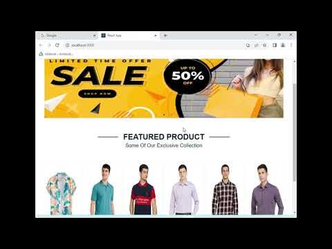 React E-commerce Project | React tutorial in hindi | part#3 - YouTube