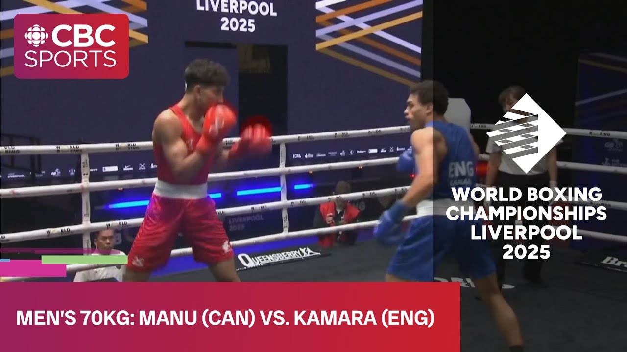 World Boxing Championships Round of 16: Manu (CAN) vs Kamara (ENG ...