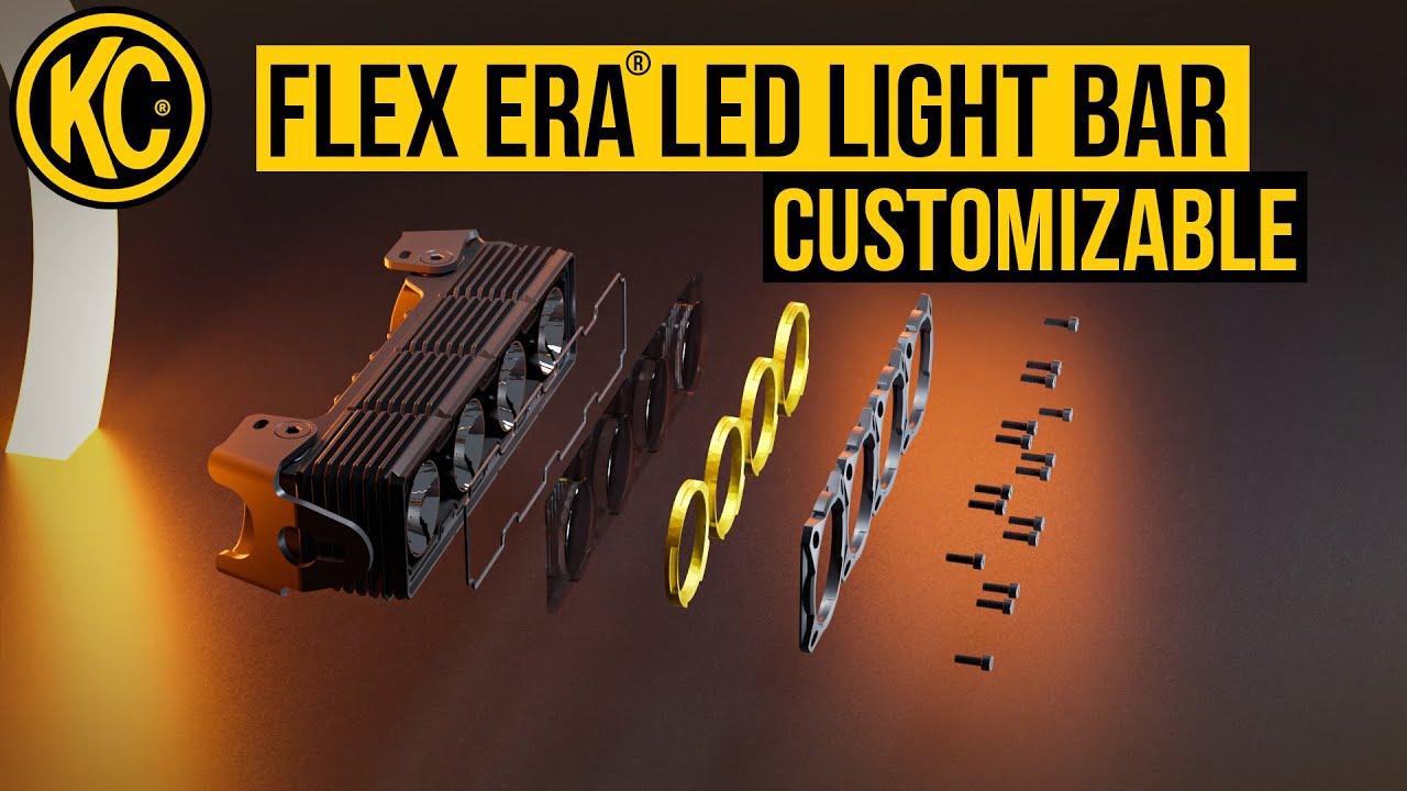 Flexible and Customizable | The KC HiLiTES® FLEX ERA® LED Light Bar ...