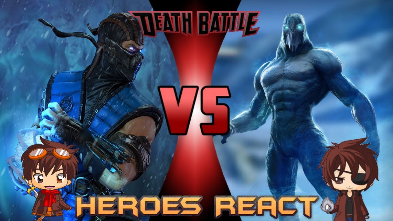 Heroes React l Death Battle Sub-Zero vs Glacius - YouTube