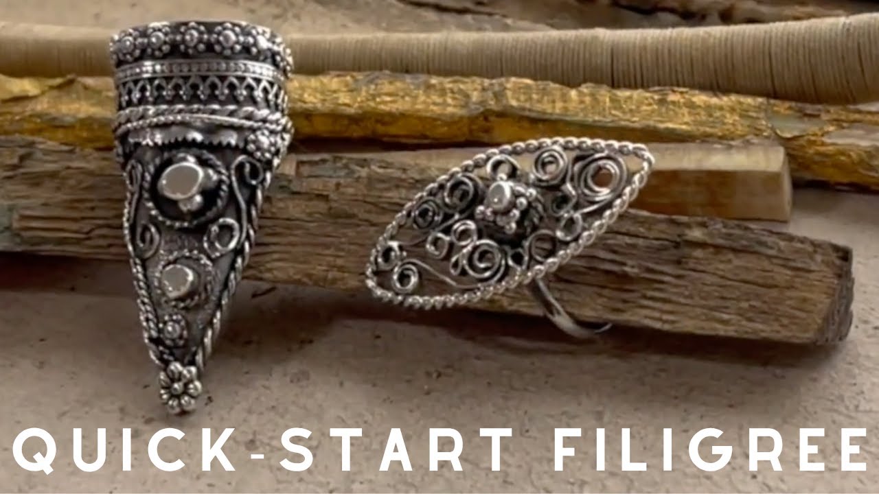 Quick-Start Filigree: Open-Frame Ring with Twisted Wire & Granulation ...