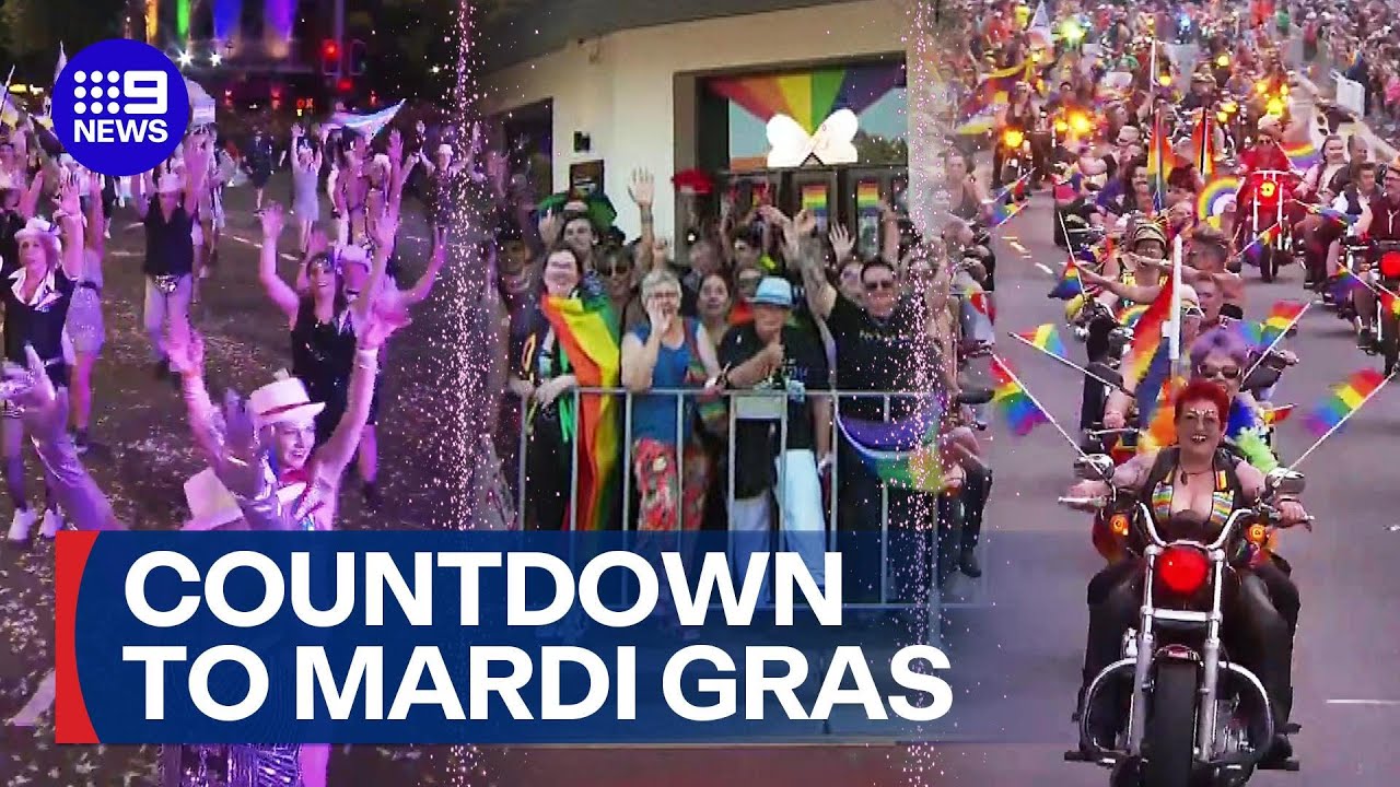The countdown is on to Sydney’s annual Mardi Gras | 9 News Australia ...