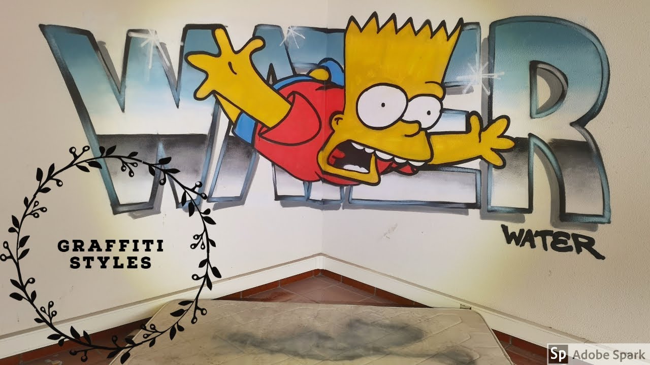 3D Graffiti - Corner Wall - Chrome Letters - YouTube