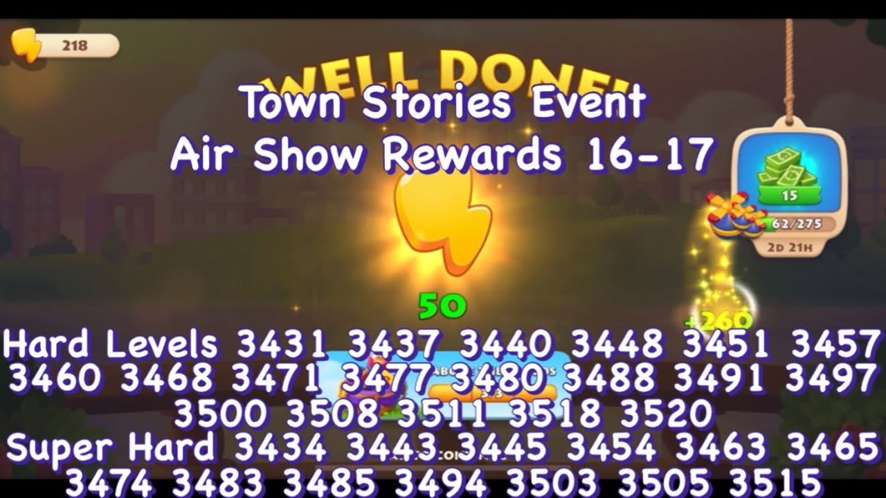 Township : Town Stories | Air Show Rewards | Hard & Super Hard Levels ...