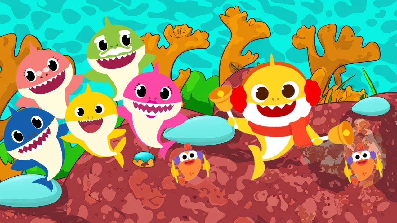 Colorful Baby Shark Dance for Kids 🎵 | Learn Colors in the Ocean 🌊 ...