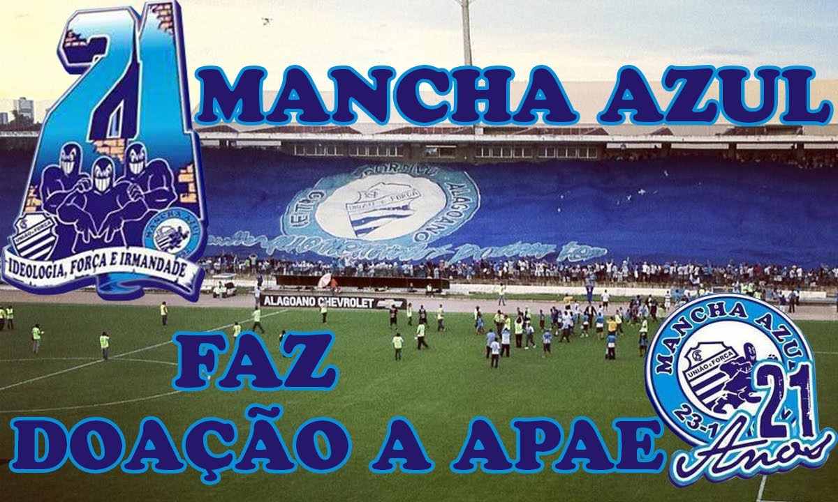 TORCIDA ORGANIZADA MANCHA AZUL FAZ DOAÇÃO A APAE TV MANCHA AZUL - YouTube