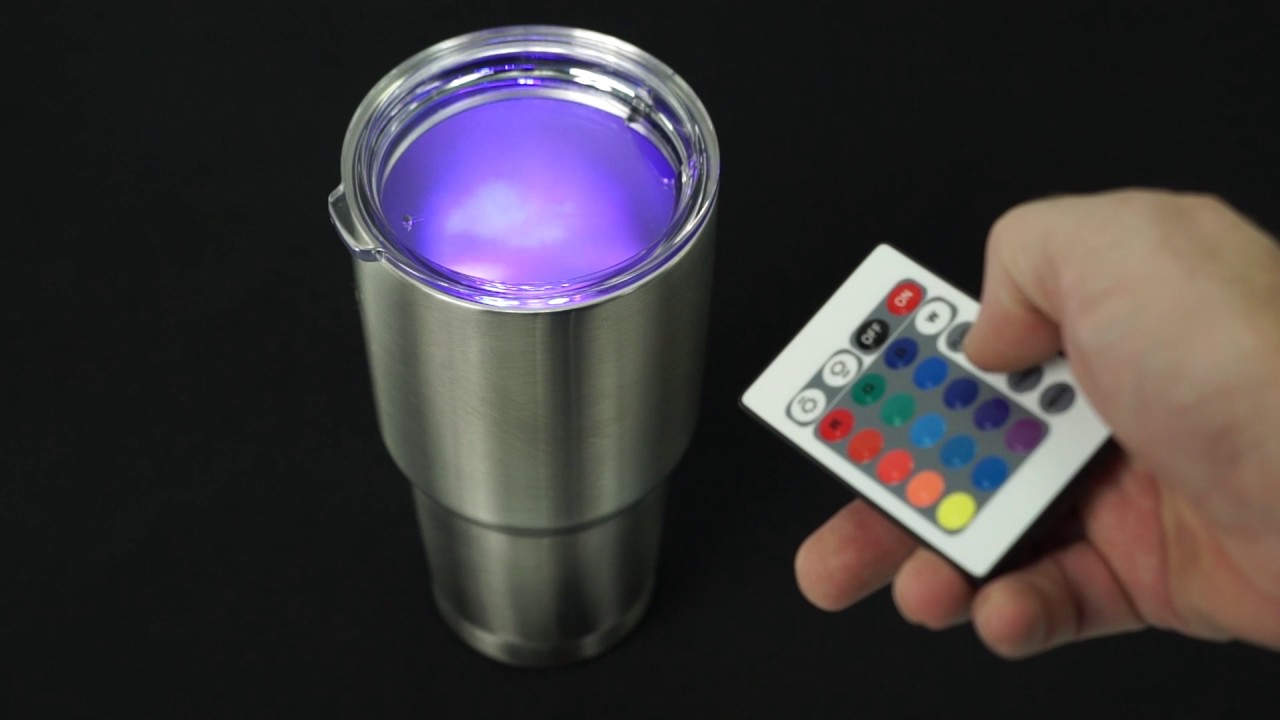 Put Some Flash in Your Cup! Cool LED Light Trick! - YouTube