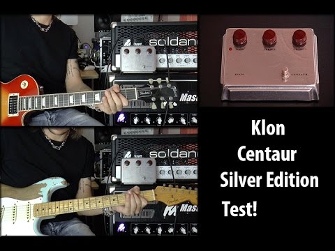 Guitar pedal sound test: Klon Centaur Silver - YouTube