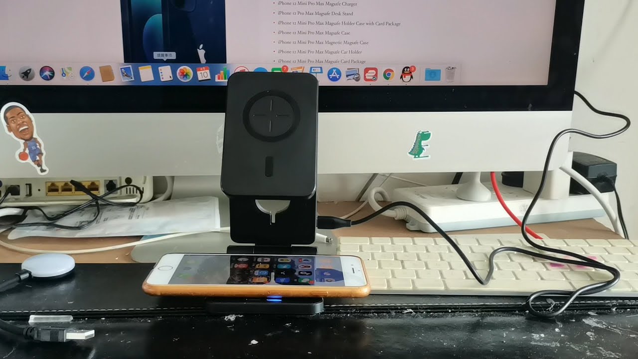 iPhone 12 Pro Max Magsafe Desk Stand - YouTube