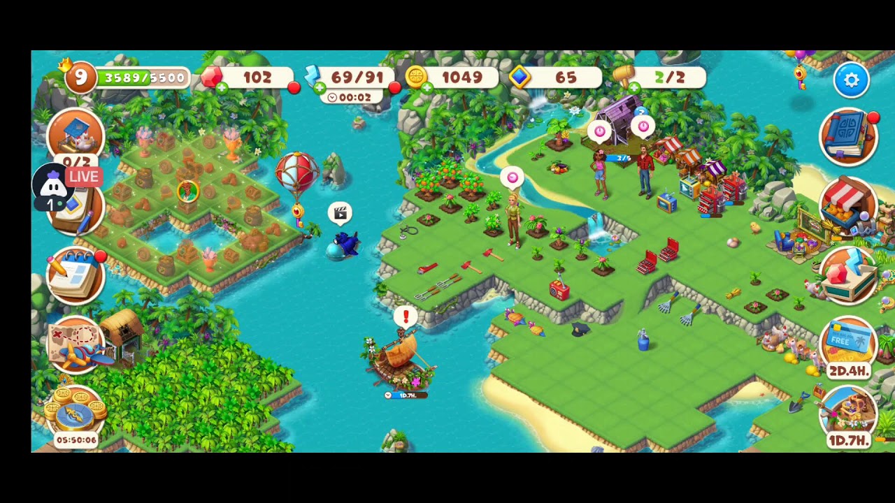 Tropical Merge Update Live Level 9 - YouTube