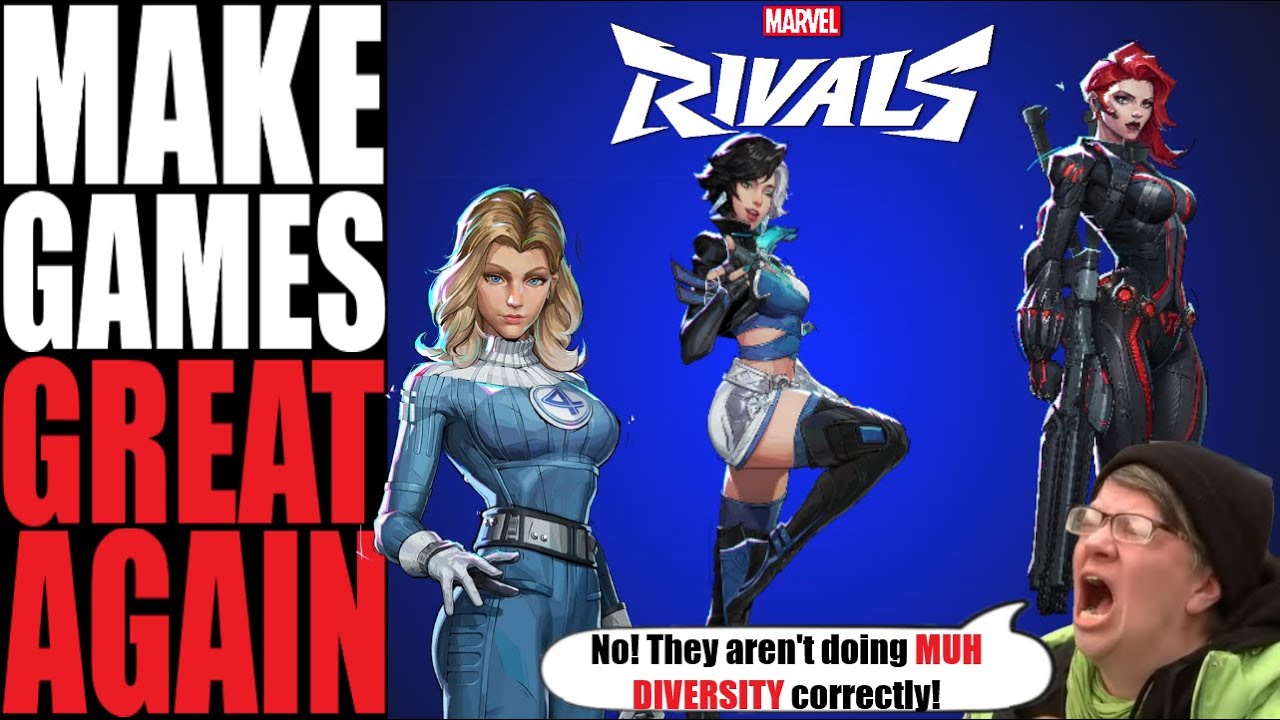 Game journalists MELT DOWN over Marvel Rivals not including QUEER ...