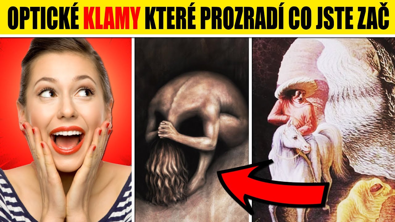 TOP 5 optické klamy, KTERÉ PROZRADÍ CO JSTE ZAČ - YouTube