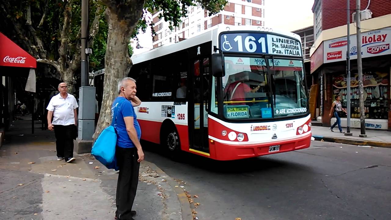 Línea 161 int.1265! (Todo Bus Pompeya II Agrale MT 15.0 LE) - YouTube