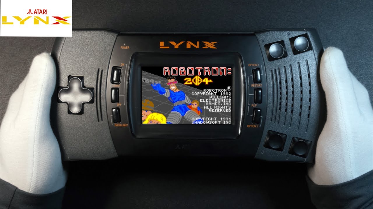 Robotron: 2084 Atari Lynx 2 Handheld Gameplay - YouTube