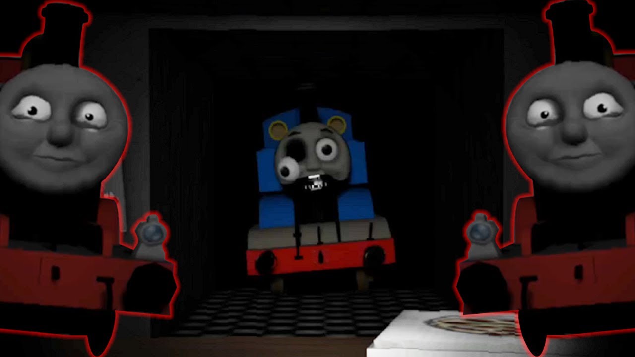 ALONE IN THE DARK WITH HAUNTED TRAINS! | FNAF Five Nights At Thomas's 3 ...