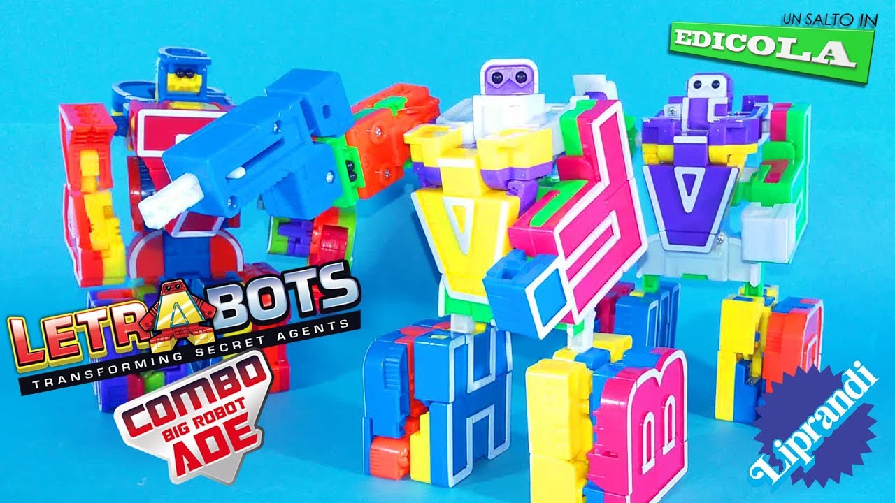 CICABOOM - LETRABOTS COMBO BIG ROBOT ADE - UN SALTO IN EDICOLA - YouTube