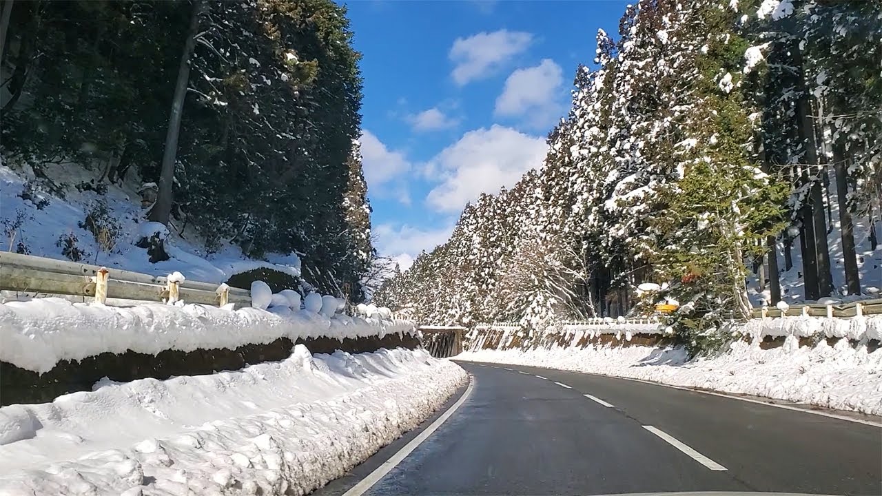Driving in Japan's countryside: Winter ride | Ohara - Otsu - Yamashina ...