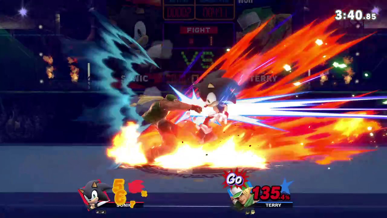 SSBU: Sonic vs. Terry 2 - YouTube