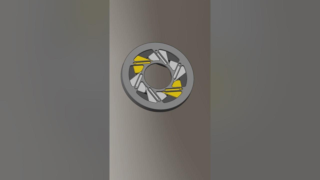 Iris Mechanism 2 (Mechanical Movement Part 89) #mechanism #animaiton - YouTube