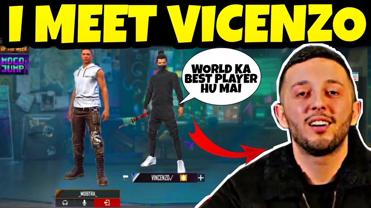i meet vincenzo in free fire😱||world fastest player - YouTube