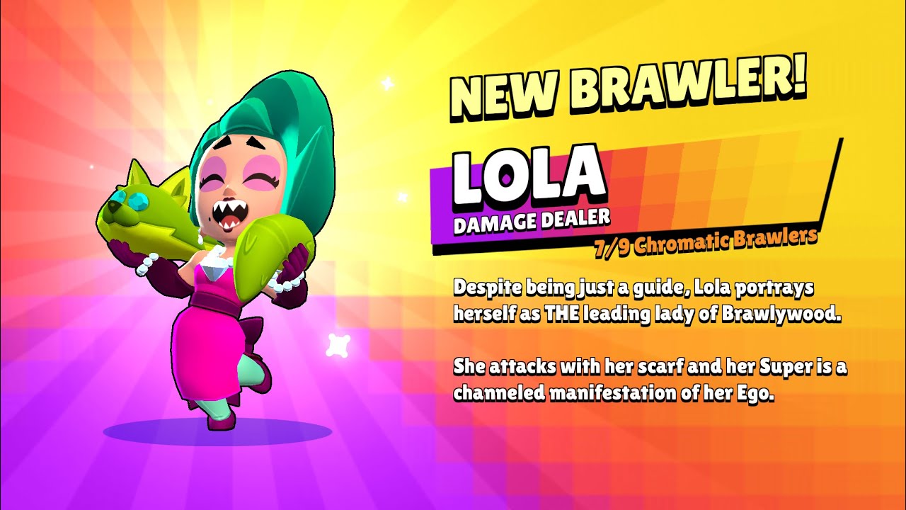 New Brawler Lola Unboxing. Brawl stars - YouTube