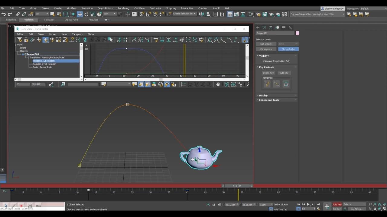 맥스기초애니메이션 euler& quaternion - YouTube
