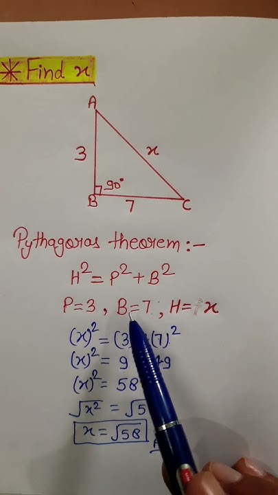 The PYTHAGOREAN THEOREM | ICSE class 9 maths chapter 13 Pythagoras Theorem #viralvideo # ...