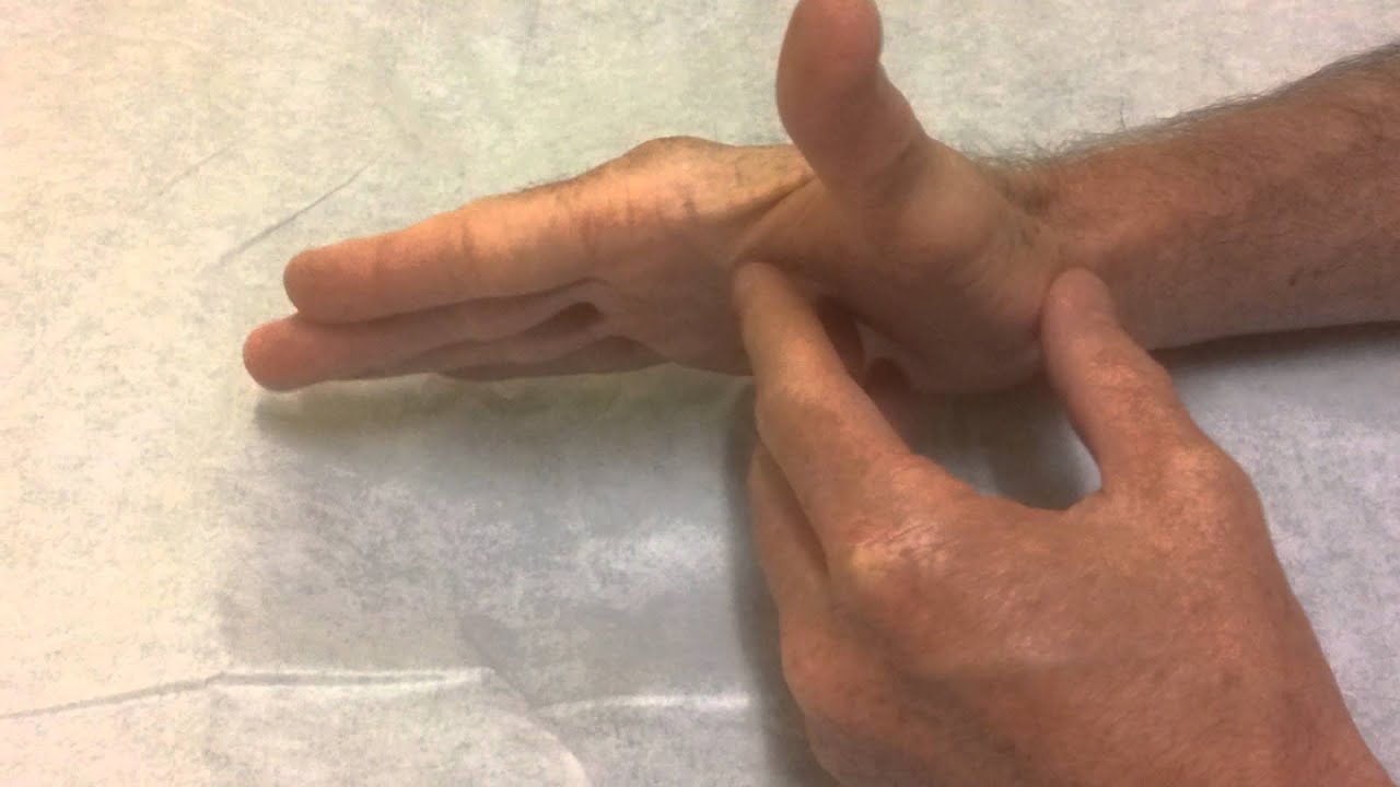 Self mobilization of the thumb and fingers - YouTube