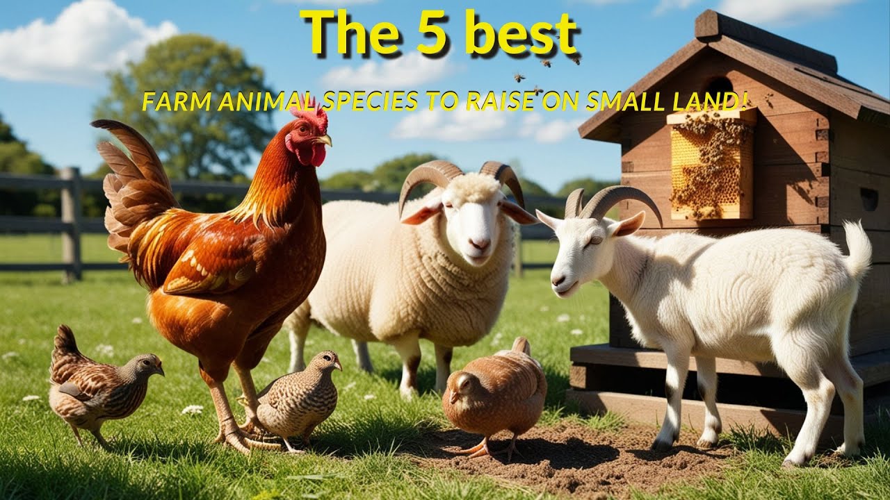 The 5 best farm animal species to raise on small land! - YouTube