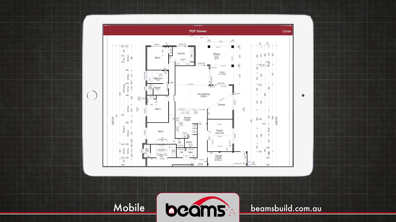 Beams Build - Mobile Software - YouTube