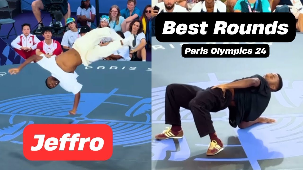 Bboy Jeffro Best Rounds at Olympics 2024 - YouTube