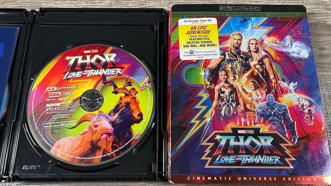 UNBOXING THOR: AMOR Y TRUENO EN DISCO 4K & Blu Ray - YouTube