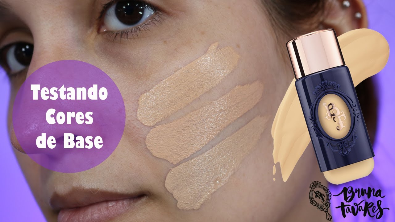 Testando Cores de Base - BT SKIN - YouTube
